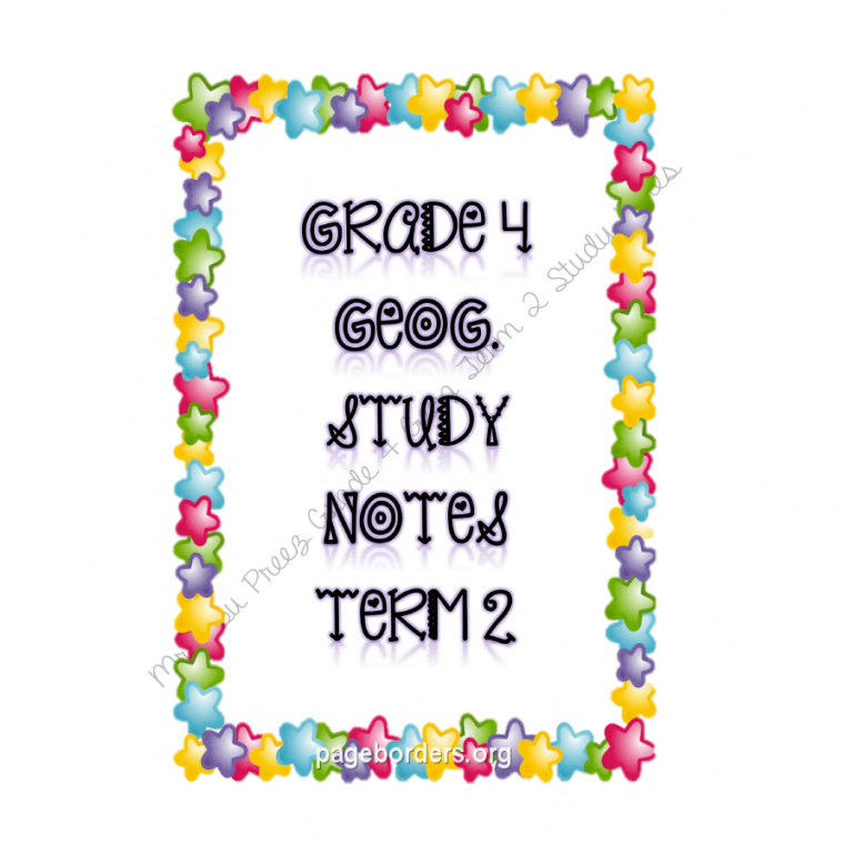 Grade 7 Geography Term 1 - Learning with Mrs Du Preez