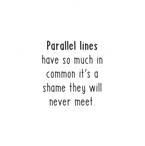 Maths Poster Parallel Lines - Learning with Mrs Du Preez