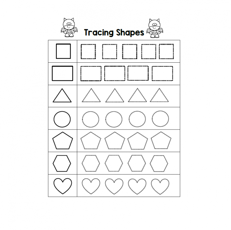 Tracing Shapes - Learning with Mrs Du Preez