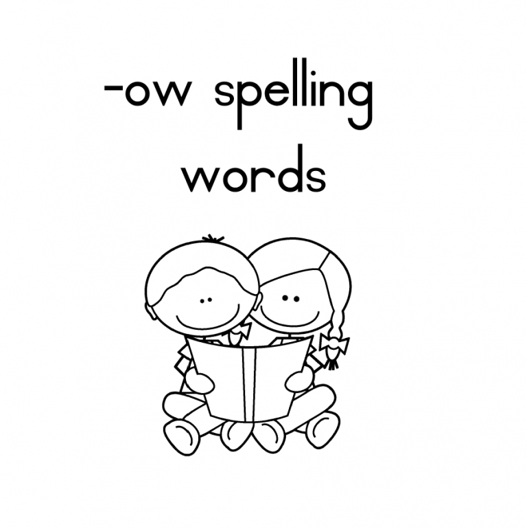 Ow Spelling Words - Learning with Mrs Du Preez