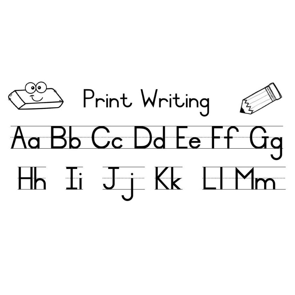 Print Writing - Learning with Mrs Du Preez