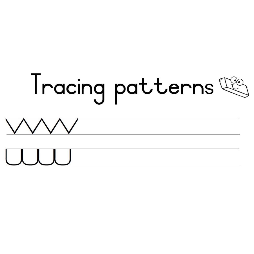 Tracing patterns - Learning with Mrs Du Preez